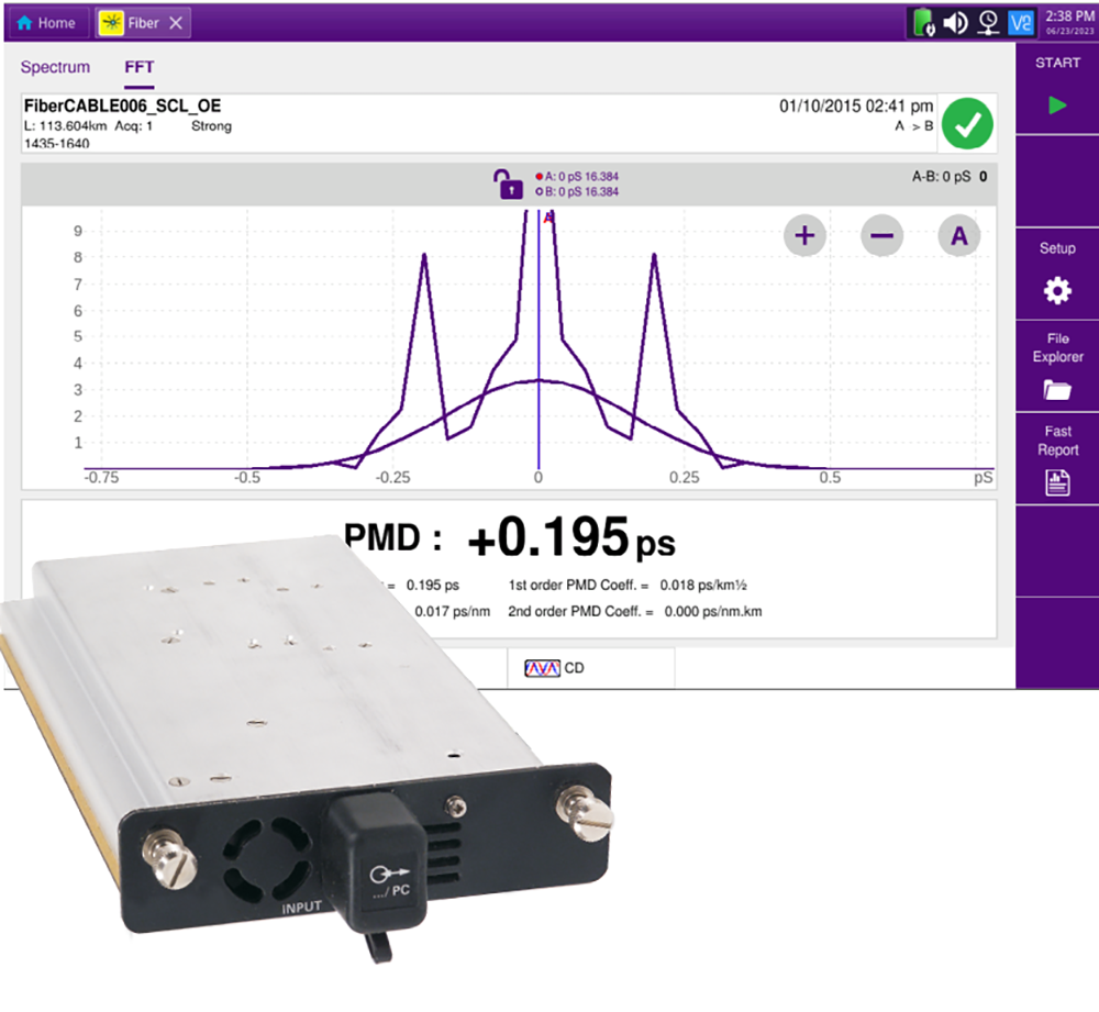 Optical Dispersion Measurement Modules | VIAVI T-BERD/MTS Platforms