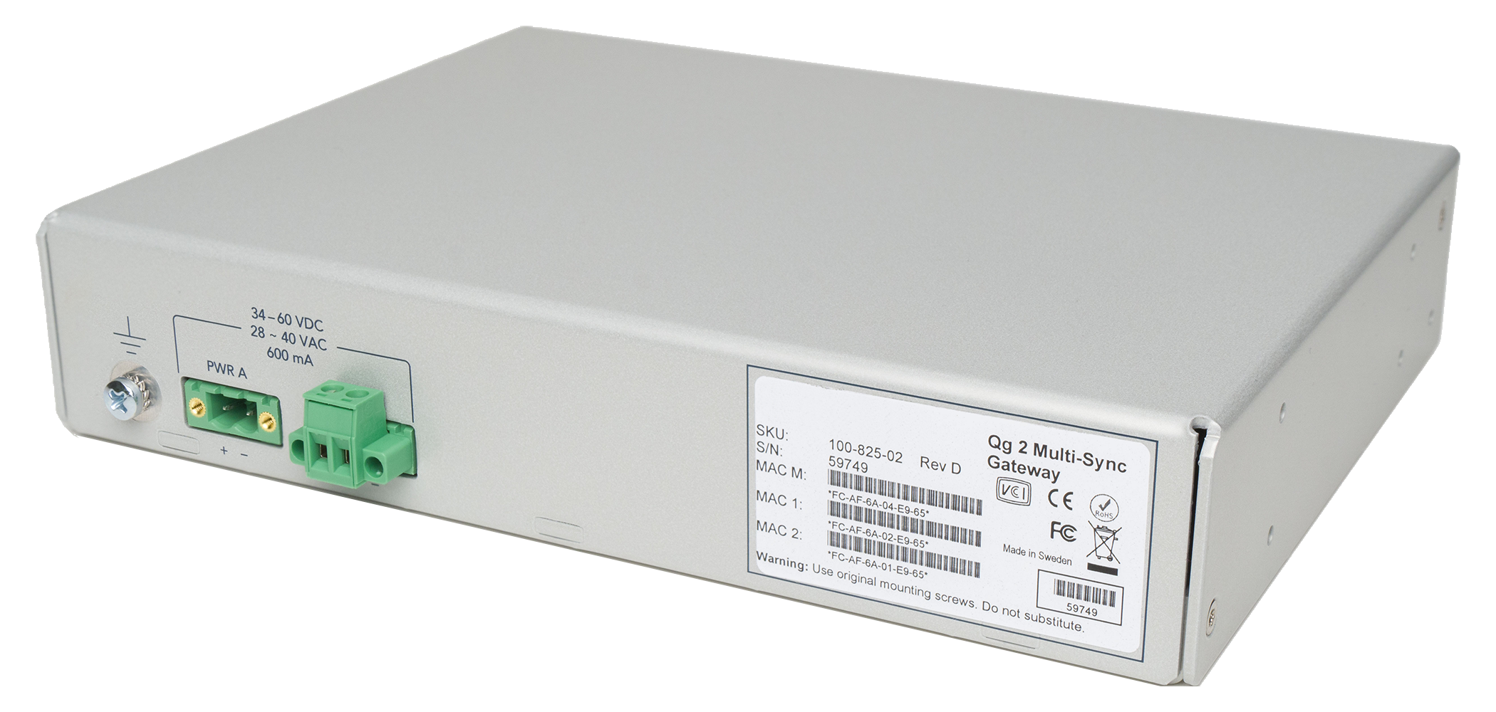 Qg 2 Multi-Sync Gateway and PTP Grandmaster | VIAVI Solutions Inc.