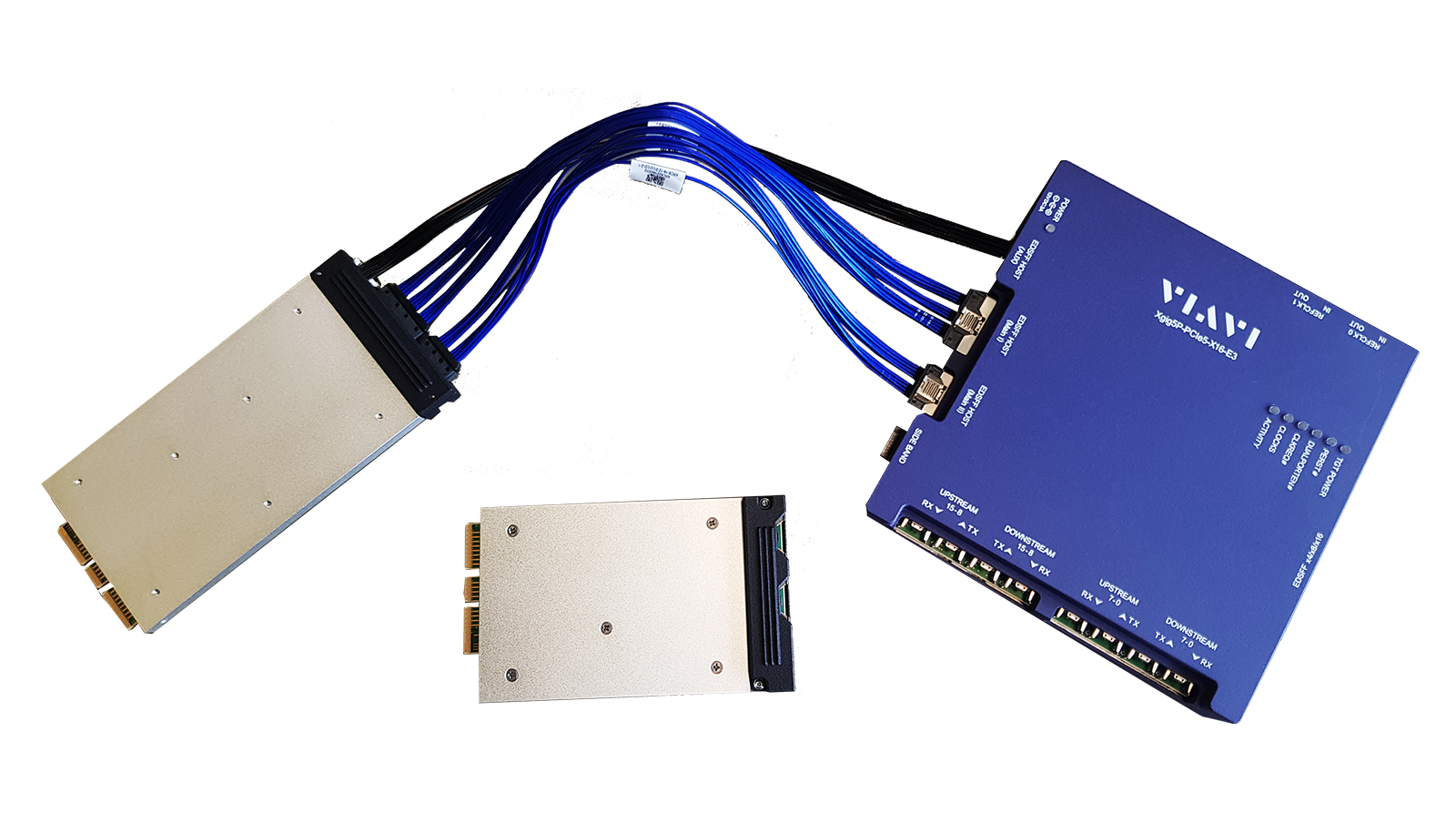 Xgig E3 EDSFF 16-Lane Interposer for PCI Express 5.0 | VIAVI Solutions Inc.
