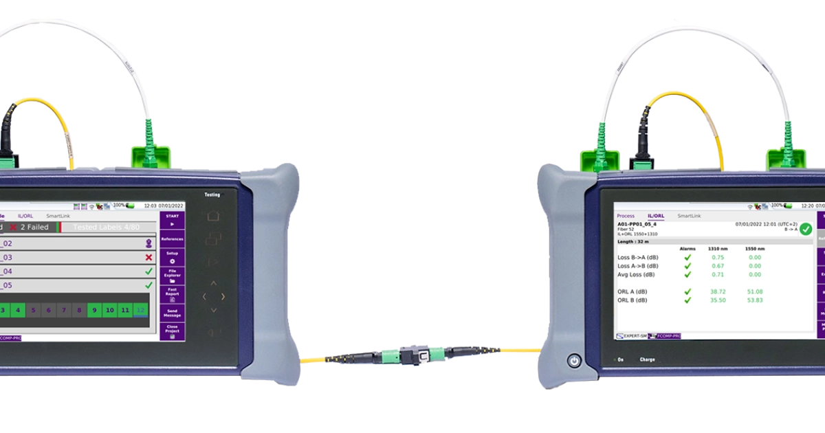 FiberComplete PRO - Applications for Bi-Directional Fiber Testing