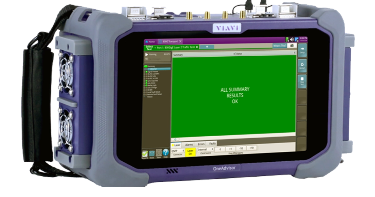 VIAVI Adds 800G Module to the OneAdvisor 800 Family of Field Testers ...