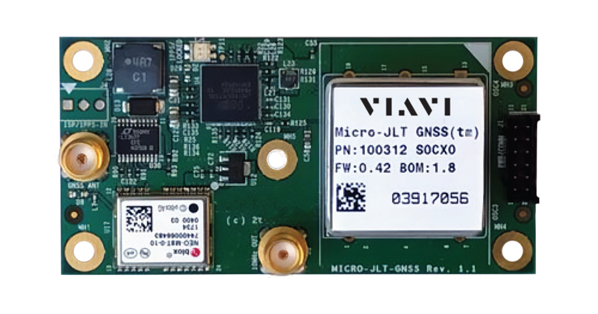 Micro-JLT GNSS Disciplined Oscillator | VIAVI Solutions Inc.